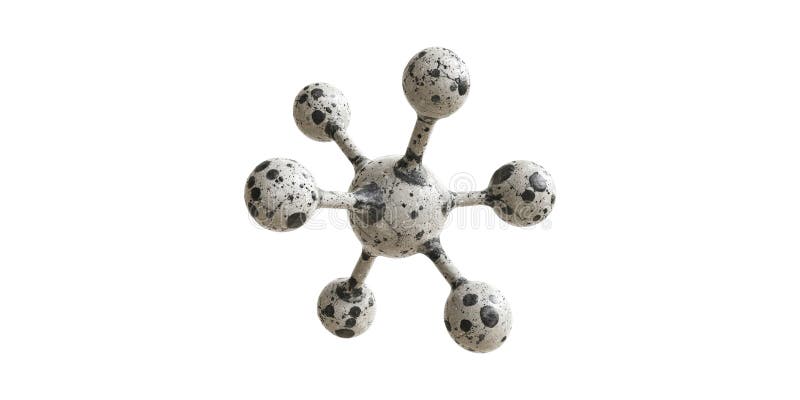 Molecular Structure Model with Spherical Nodes and Connecting Rods ...