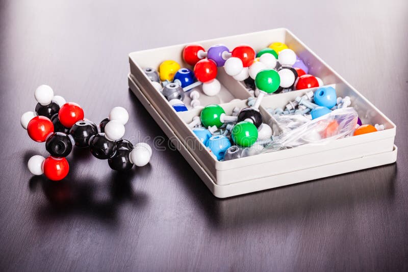 Molecular Structure Modeling Kit Stock Image - Image of chemistry ...
