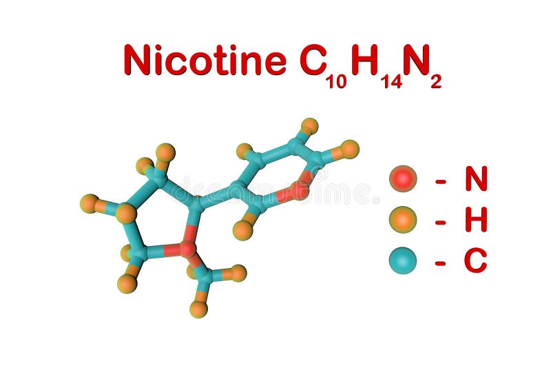 Molecular Structure of Nicotine, a Plant Alkaloid Present in Tobacco ...