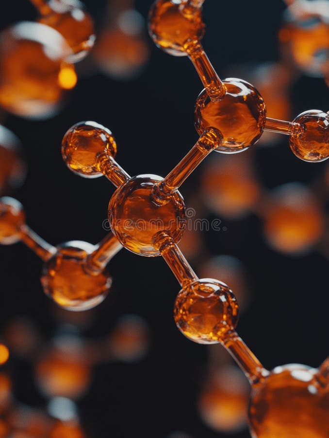 Molecular Structure of Nylon Stock Image - Image of plastic, generated ...