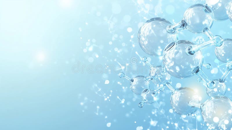 Molecular Structure Represented through Interconnected Particles in a ...