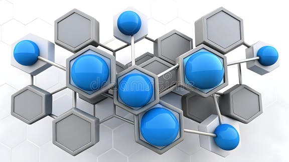 Molecular Structure, Science Element for Education and Research Png ...