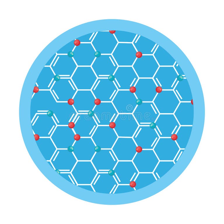 Molecular Structure Science Icon Stock Illustration - Illustration of ...
