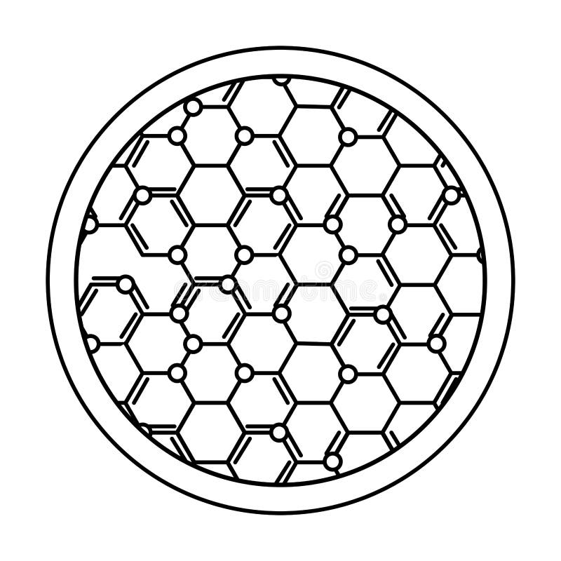 Molecular Structure Science Icon Stock Vector - Illustration of life ...