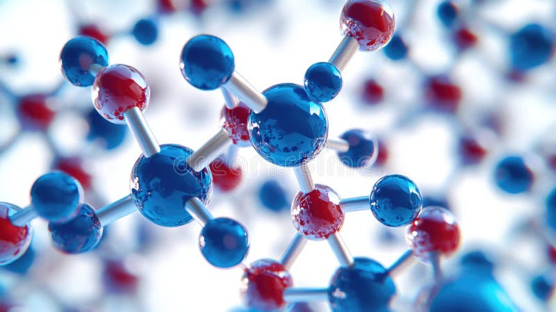 Molecular Structure in Science Research Stock Image - Image of ...