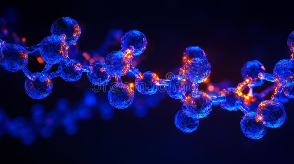 Molecular Structure Showcasing the Intricate Design of an Enzyme with ...
