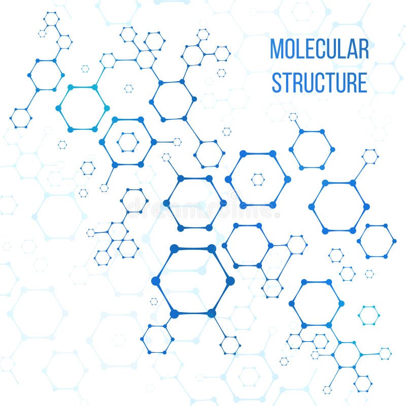 Molecular Structure or Structural Coding Vector Elements Stock Vector ...