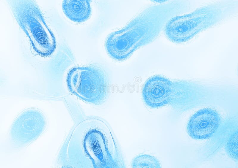 Molecular Structure Under a Microscope Stock Image - Image of research ...