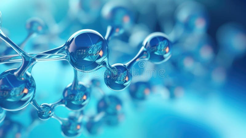 Molecular Structure of Water. Chemical Bonds. Abstract Atomic ...