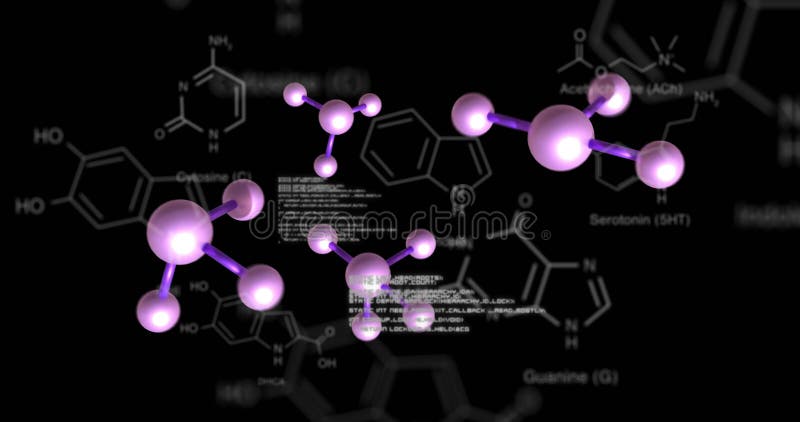 Molecular Structures and Chemical Formulas, Scientific Research Image ...