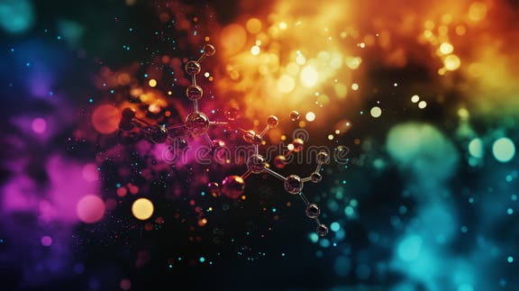 Molecular Structures in Chemical Interactions Stock Photo - Image of ...