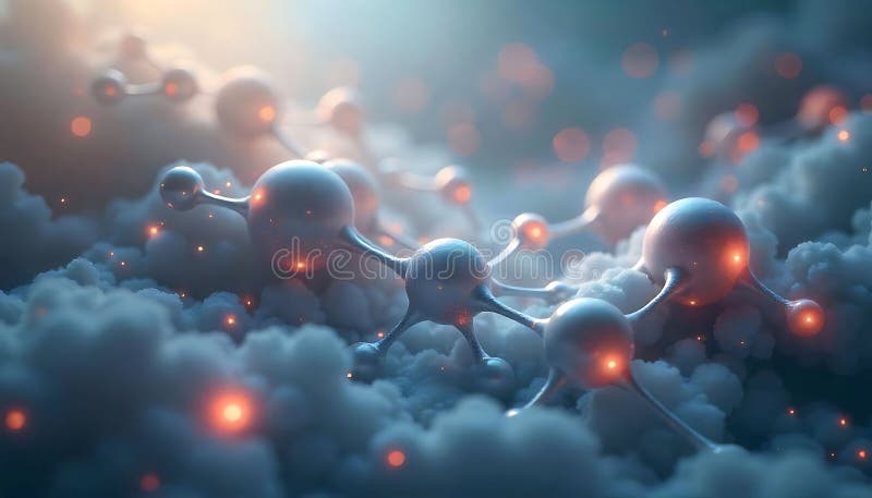 Molecular Structures Floating in a Cloudy Atmospheric Environment with ...