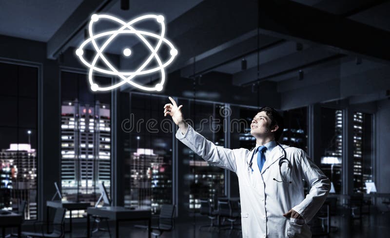 Molecular Technology and Medical Industry Stock Image - Image of ...