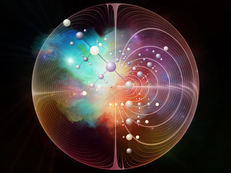 Molecular Topology stock illustration. Illustration of line - 215710054