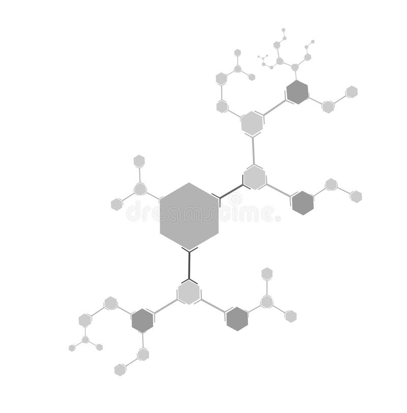 Molecular Vector Graphics stock illustration. Illustration of ...
