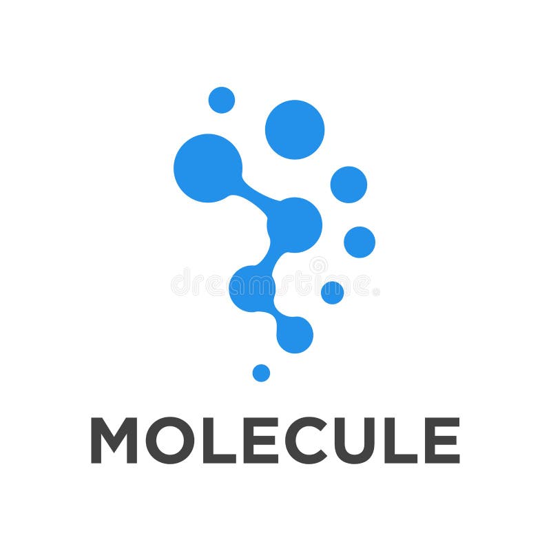 Vector Illustration Molecule Logo Concept Stock Vector - Illustration ...