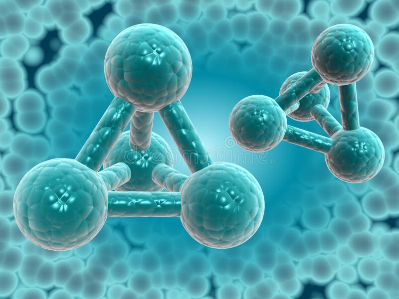 Molecule stock illustration. Illustration of flare, small - 16616756