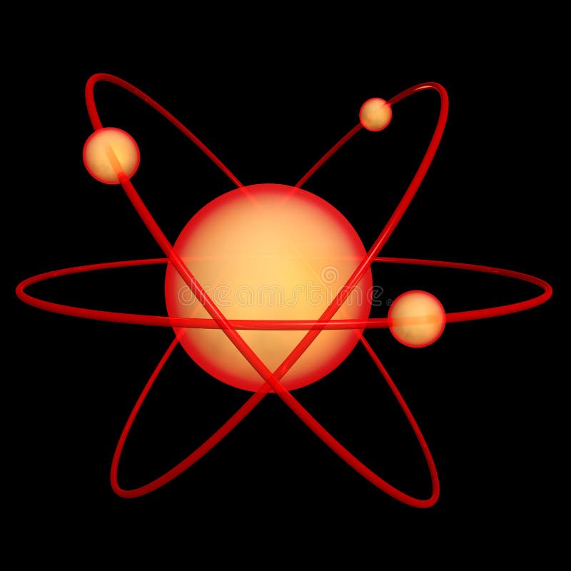 Molecule 2 van het atoom stock illustratie. Illustratie bestaande uit ...