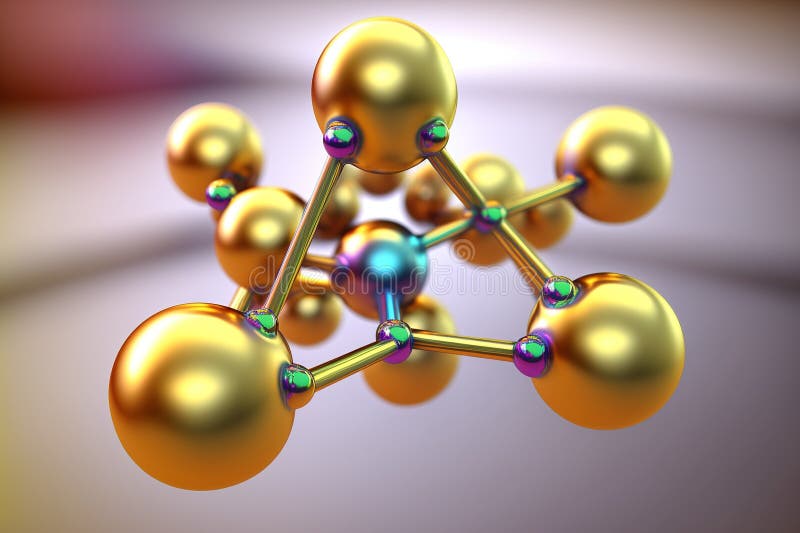 Molecule stock illustration. Illustration of structure - 306163547