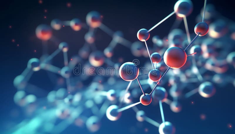 Molecule Atom Abstract Atom Molecule Structure Science Medical ...