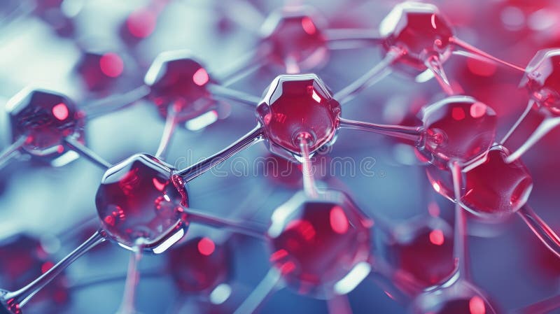 Molecule or Atom Abstract Molecular Structure for Scientific or Medical ...