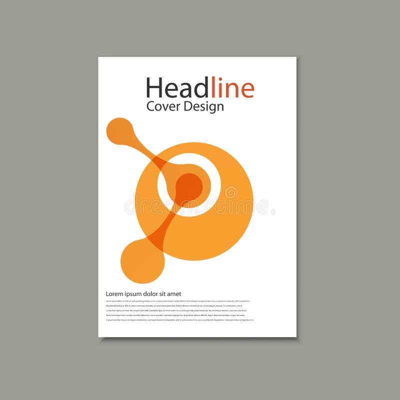 Molecule Atom Design Template. Vector Background Stock Vector ...