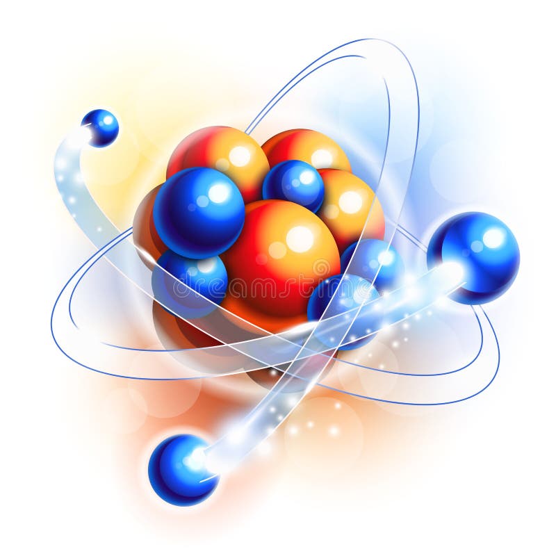 Molecule, Atoms and Particles Stock Vector - Illustration of physics ...