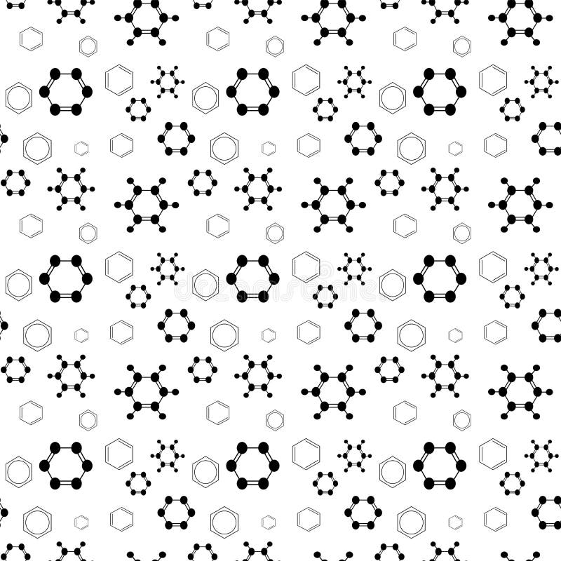Molecule benzene stock illustration. Illustration of biochemistry ...