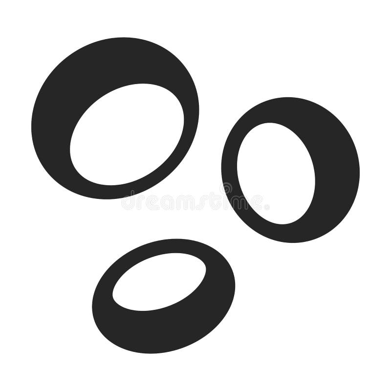 Molecule Blood Vector Icon Black Simple Stock Illustrations – 35 ...