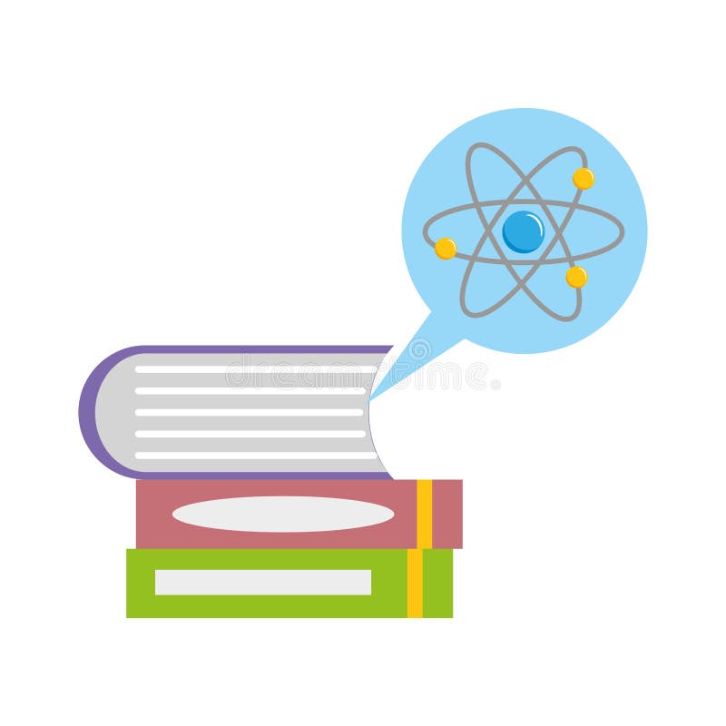 Molecule Books Laboratory Science Stock Vector - Illustration of ...