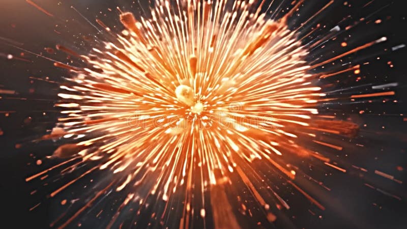 Molecule Burst Explosion Impact Conceptual Explosion Motion with ...