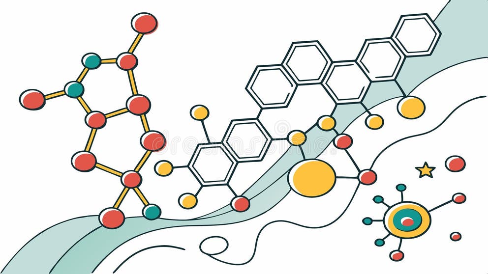 Molecule Chain, Chemical Structure, Science Molecule, Molecular Bond ...