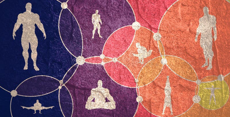 Molecule and Communication Background. Stock Illustration ...