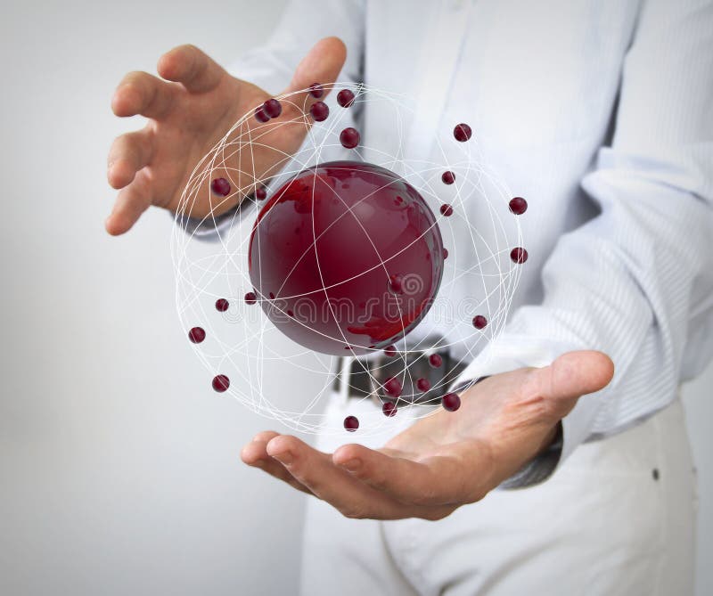 Molecule concept stock illustration. Illustration of molecular - 51794215