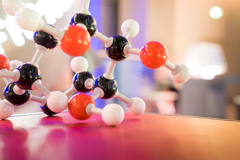 Molecule, DNA in Laboratory Lab Test, Chemistry Stock Image - Image of ...