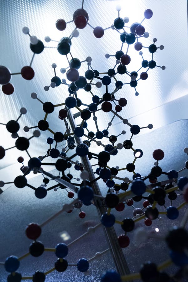 Molecule, DNA in Laboratory Lab Test, Chemistry Stock Photo - Image of ...