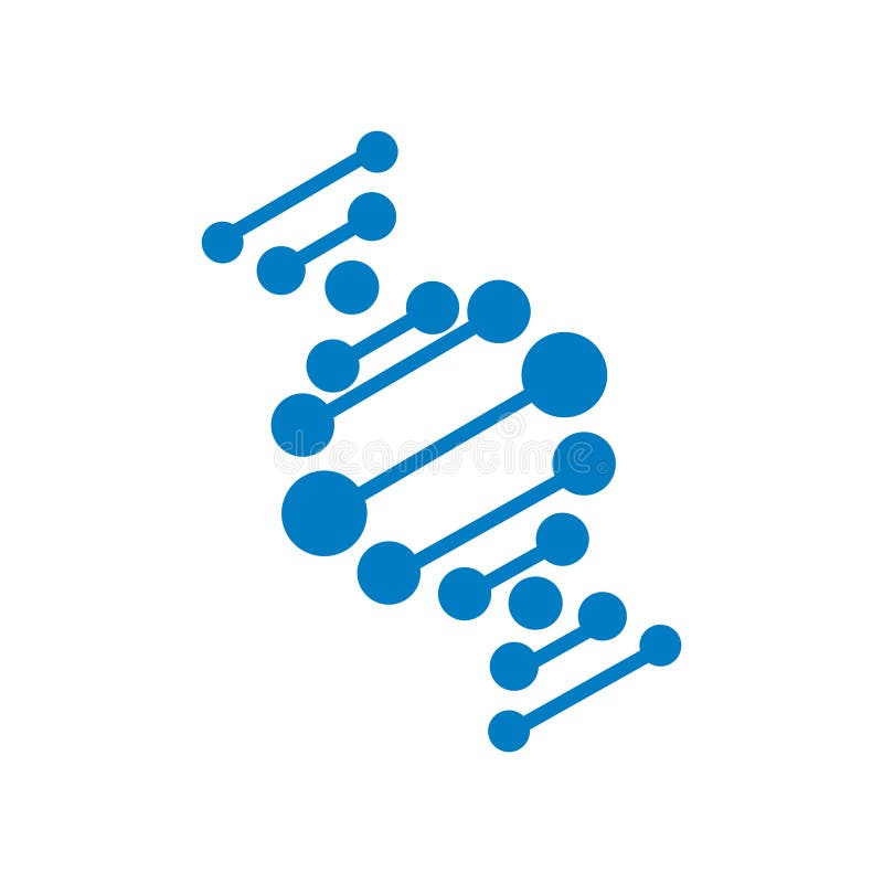 Molecule DNA logo stock illustration. Illustration of genome - 121838868