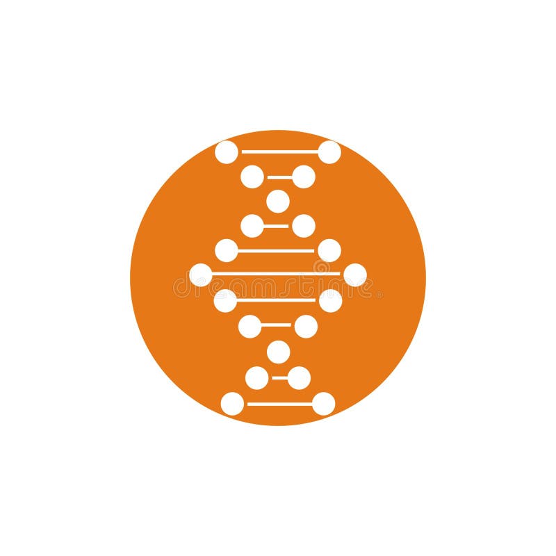 Molecule DNA logo stock illustration. Illustration of atom - 121838906