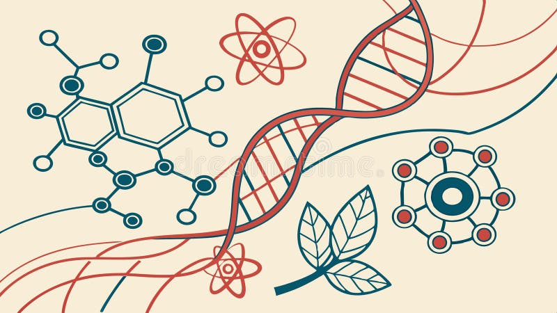 Molecule DNA Structure, Science Biology Genetics Design Vector Design ...