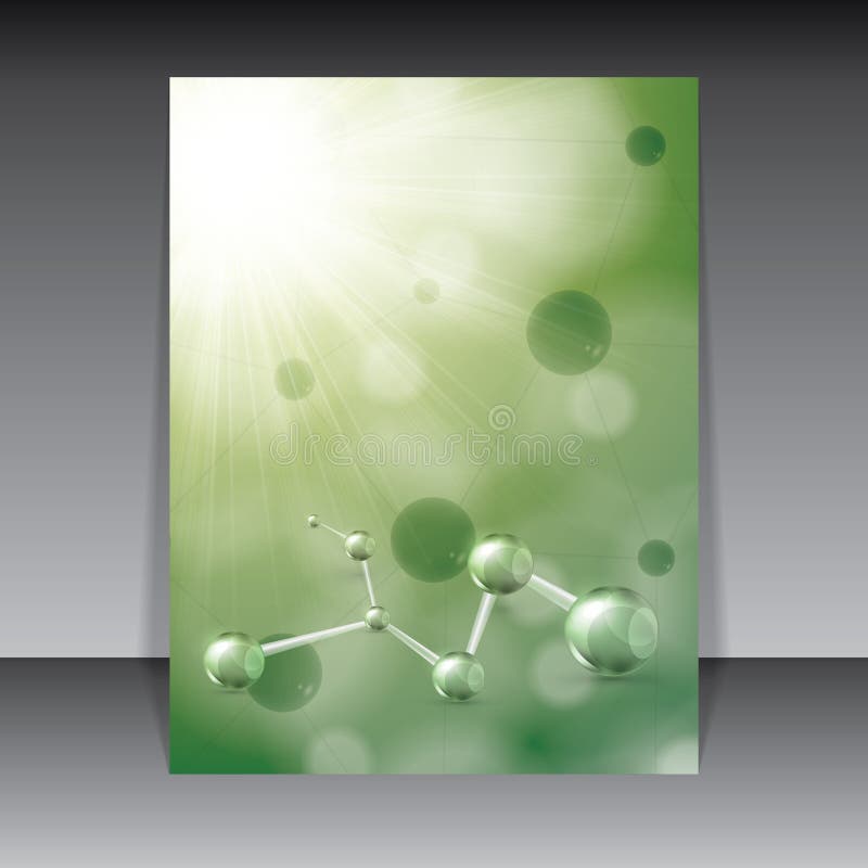 Green Science Background with Transparencies Stock Vector ...