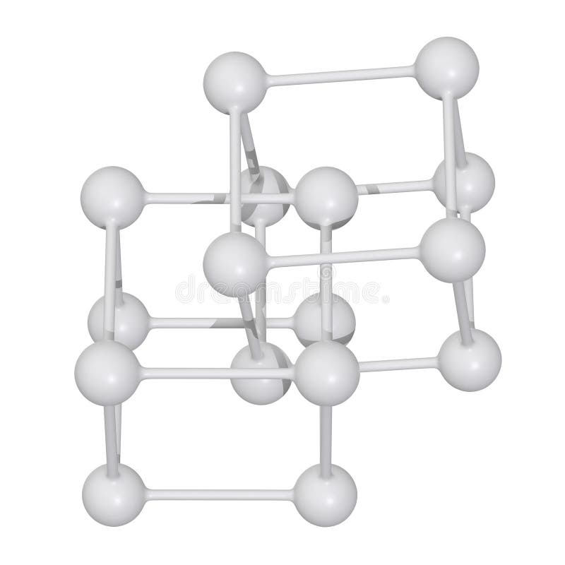 Molecule Grid Connection Structure Stock Illustration - Illustration of ...