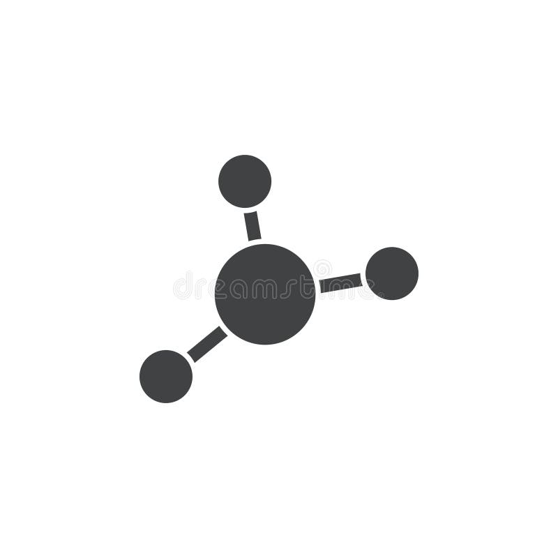 Molecule Icon Group Symbol or Sign Vector Stock Illustration ...