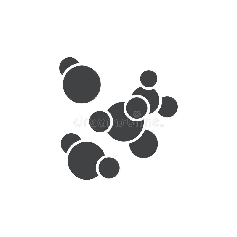 Molecule Icon Group Symbol or Sign Vector Stock Vector - Illustration ...