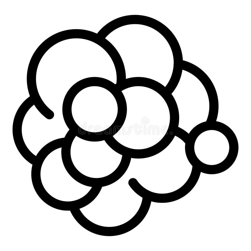 Molecule Icon Representing Interconnected Atoms Forming a Chemical ...