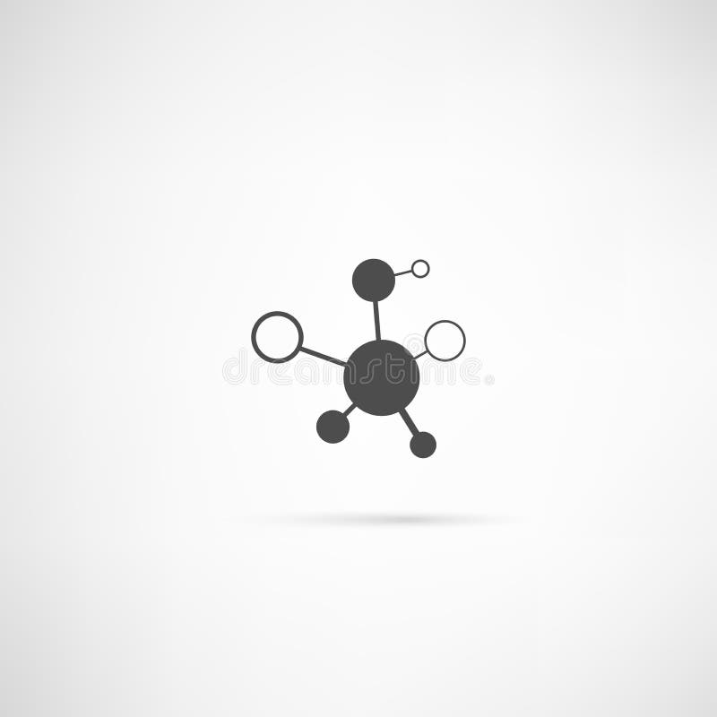 Molecule Icon stock vector. Illustration of life, molecular - 87267784