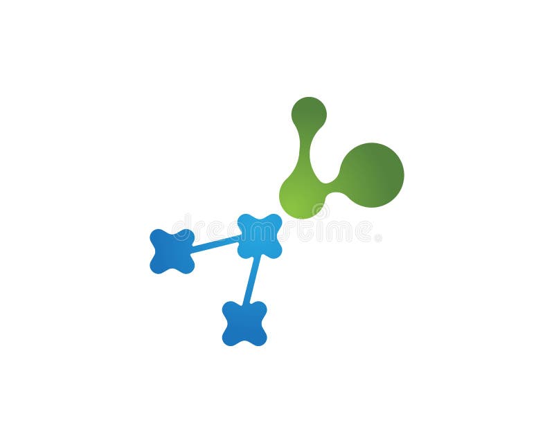 Molecule Icon Vector Illustration Stock Vector - Illustration of symbol ...