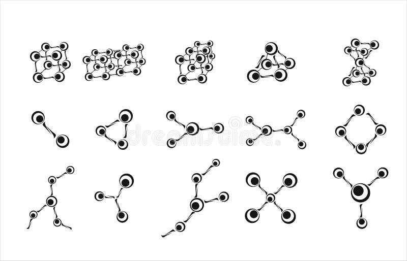 Molecule icon stock illustration. Illustration of biology - 15028522