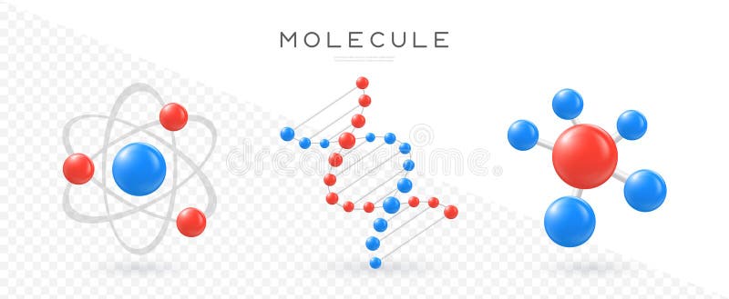 Molecule Icons. Science and Chemistry Symbols Stock Vector ...