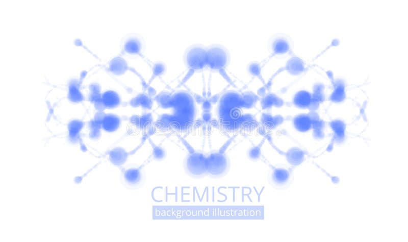 Molecule 3D Illustration. Scientific Breakthrough in the Field of ...