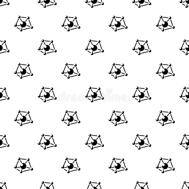 Molecule Lab Pattern Vector Seamless Stock Vector - Illustration of ...